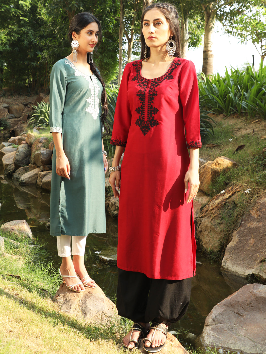 Stylish Kurtas for Women: A Guide to the Latest Trends – Aks Clothings